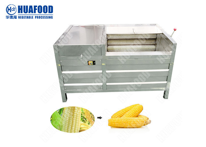 Professional Brush Vegetable Washing Machine For Potato / Carrot/Corn ...