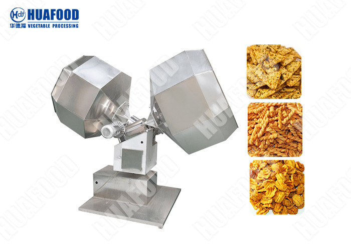 Octagonalautomatic Snacks Making Machine , Drum Potato Chip Seasoning ...