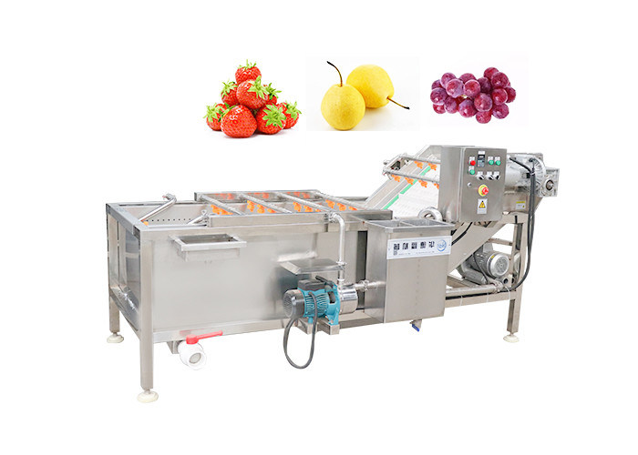 500kg/H Tomatoes Cabbage Air Bubble Washing Machine SUS 304 Stainless ...