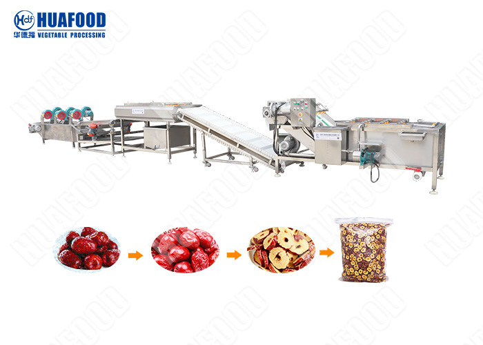 Fruit And Vegetable Processing Line High Efficiency Dried Fruit ...