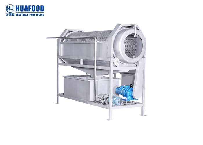 Multifunctional Drum Type Vegetable Washing Machine 300 - 2000 Kg / H ...