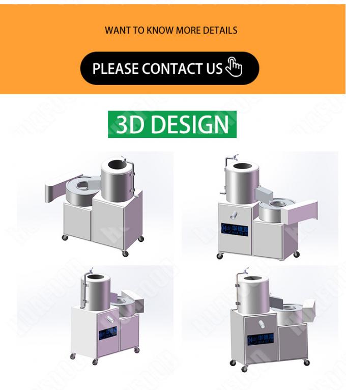 Root Tuber Crops Peeling Cutting 304 Vegetable Washing Machine