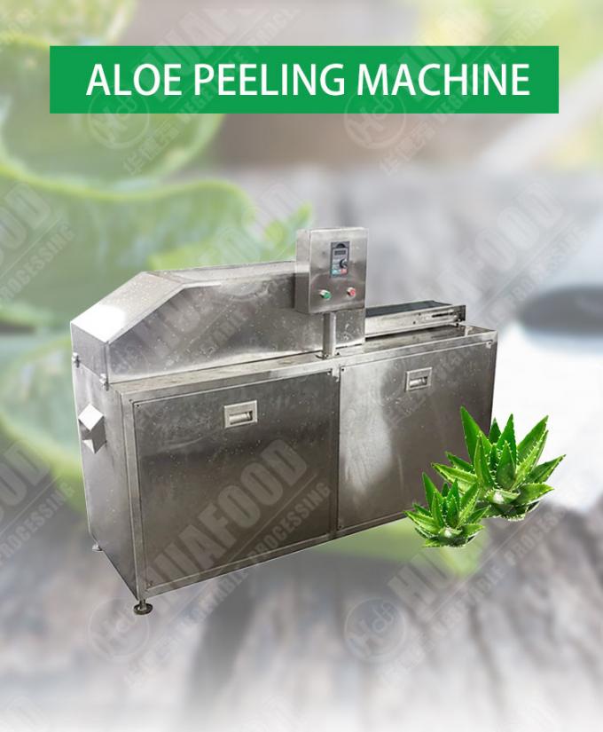 Cactus Skin Removing 1000kg/H-1500kg/h Aloe Vera Peeling Machine